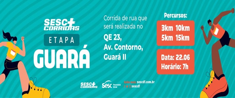 SESC+CORRIDAS – Etapa Guará - Correr Brasília