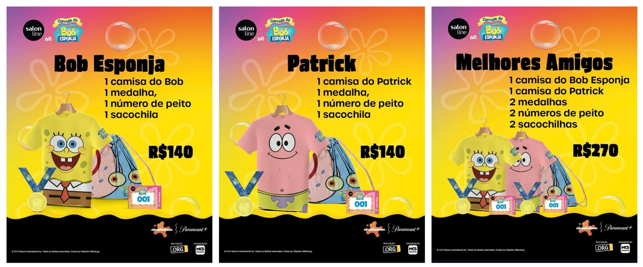 Inscrições Abertas para a Corrida Bob Esponja em Brasília - Correr Brasília